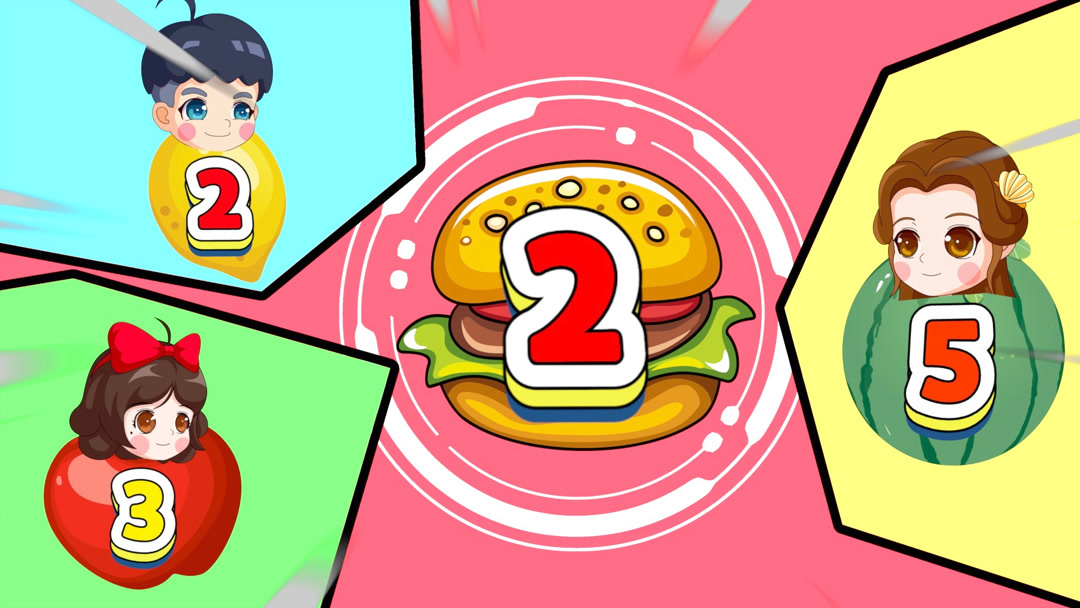 白雪公主的童话王国 第32集 小雪小贝变身数字水果学算术