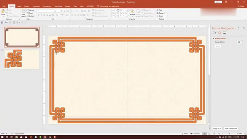 震惊!原来藏式PPT边框设计原来这么简单