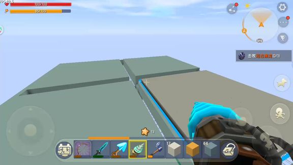 迷你世界单人生存16,制作刷怪塔5。