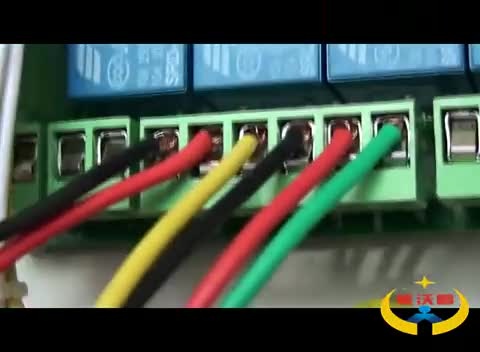 PTZ-9011B室内外通用解码器的接法 301云台监控云台的安装测试接线