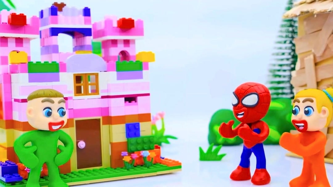 外国经典动画:教你用积木搭一座自己的城堡!