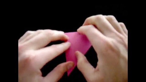 【折纸视频教程大全】DIY折纸立体经典百合花折法教程视频[高清版]