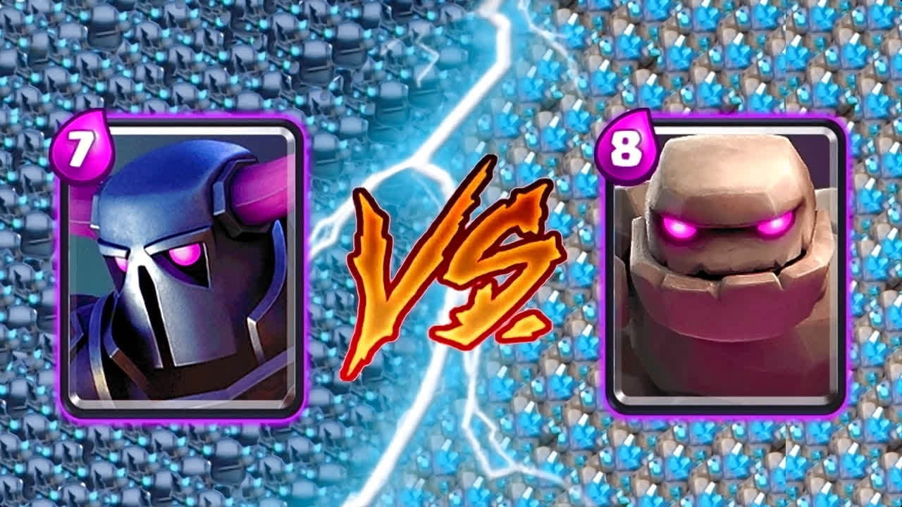 皇室战争:皮卡超人和石头人PK,你们更喜欢防守还是进攻呢?