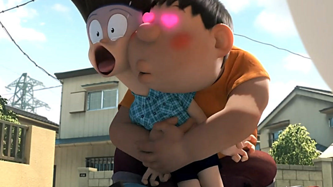 哆啦A梦:伴我同行(片段)胖虎从蛋里面出来,就变成这样了