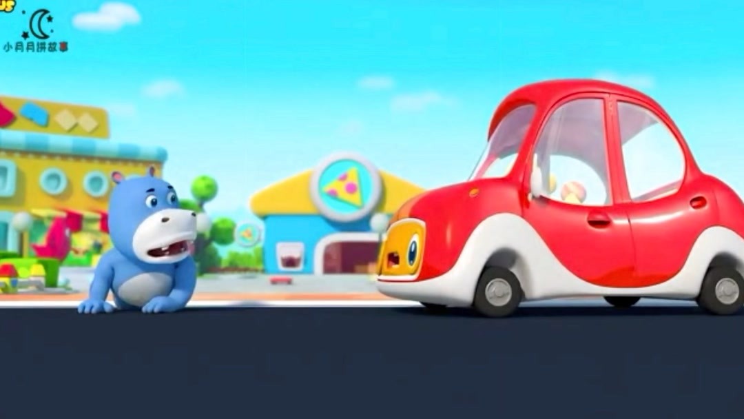 救护车,救援队紧急出发救助伤员 宝宝巴士动画片