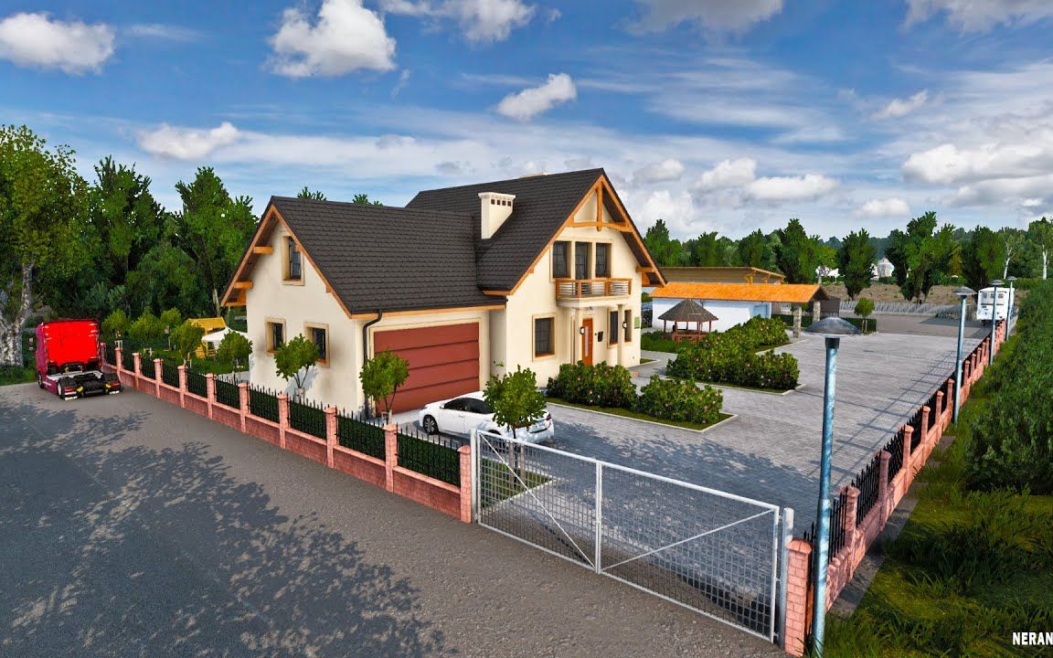 【YouTube】欧卡2付费mod_位于Promod的Granville的家|ETS2 Mods v...