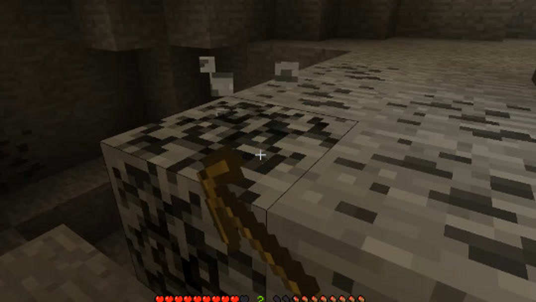 小天-我的世界海洋版1 第一天就挖了一组煤矿!