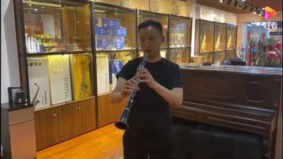 单簧管维修,宝鸡网友专程送布菲单簧管到西安梵之音琴行维修调试