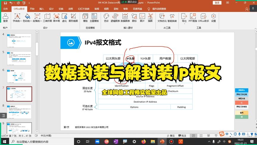 计算机网络通信,网络世界中的封装与解封装,IP报文结构剖析