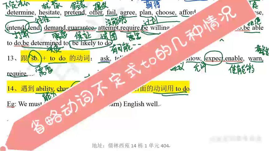 备战高考:省略动词不定式to的几种必考点,速记!