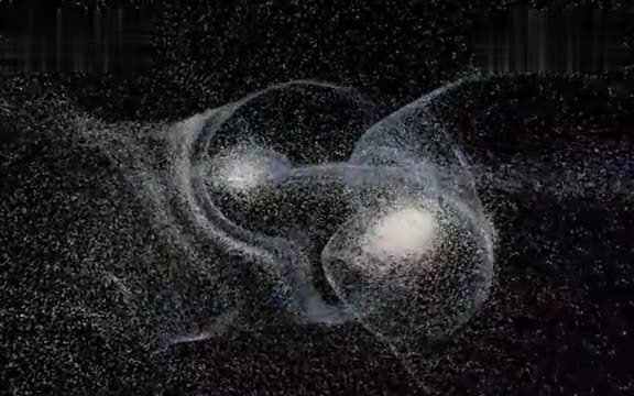 两个星系相撞,你不敢想象的画面!