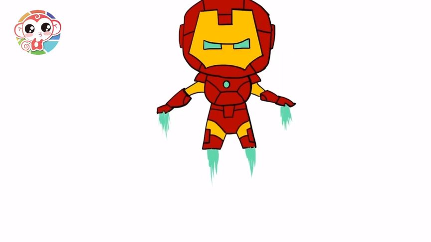 【简笔画】钢铁侠回来啦!想拥有他吗?赶紧来看看吧!