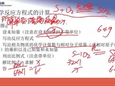 初中化学-化学反应方程式的计算
