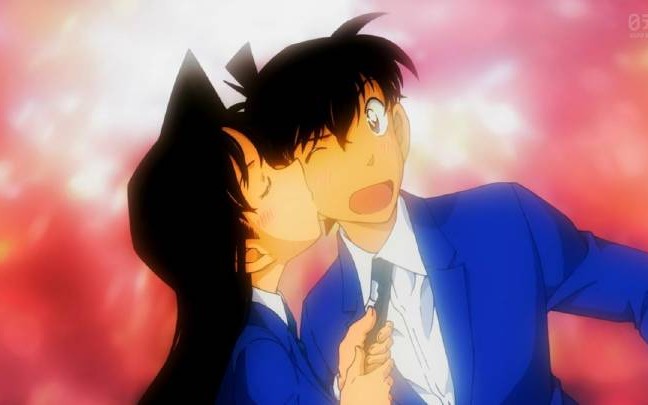 名侦探柯南修学旅行篇世纪一吻!新兰终于在一起了!