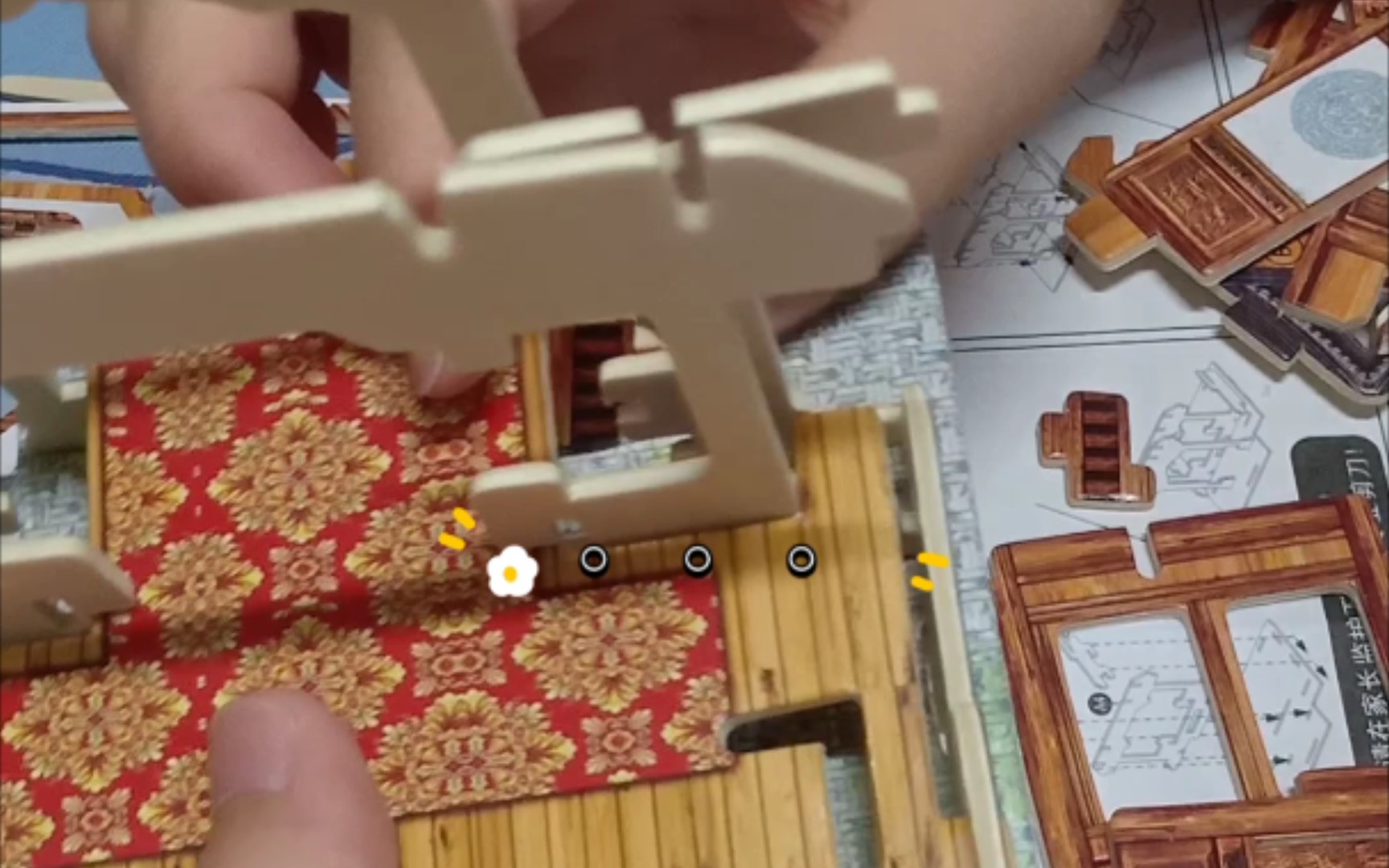 【手工diy】假期寝室快乐时光【3D木质拼图|中国戏院】太喜欢这些...
