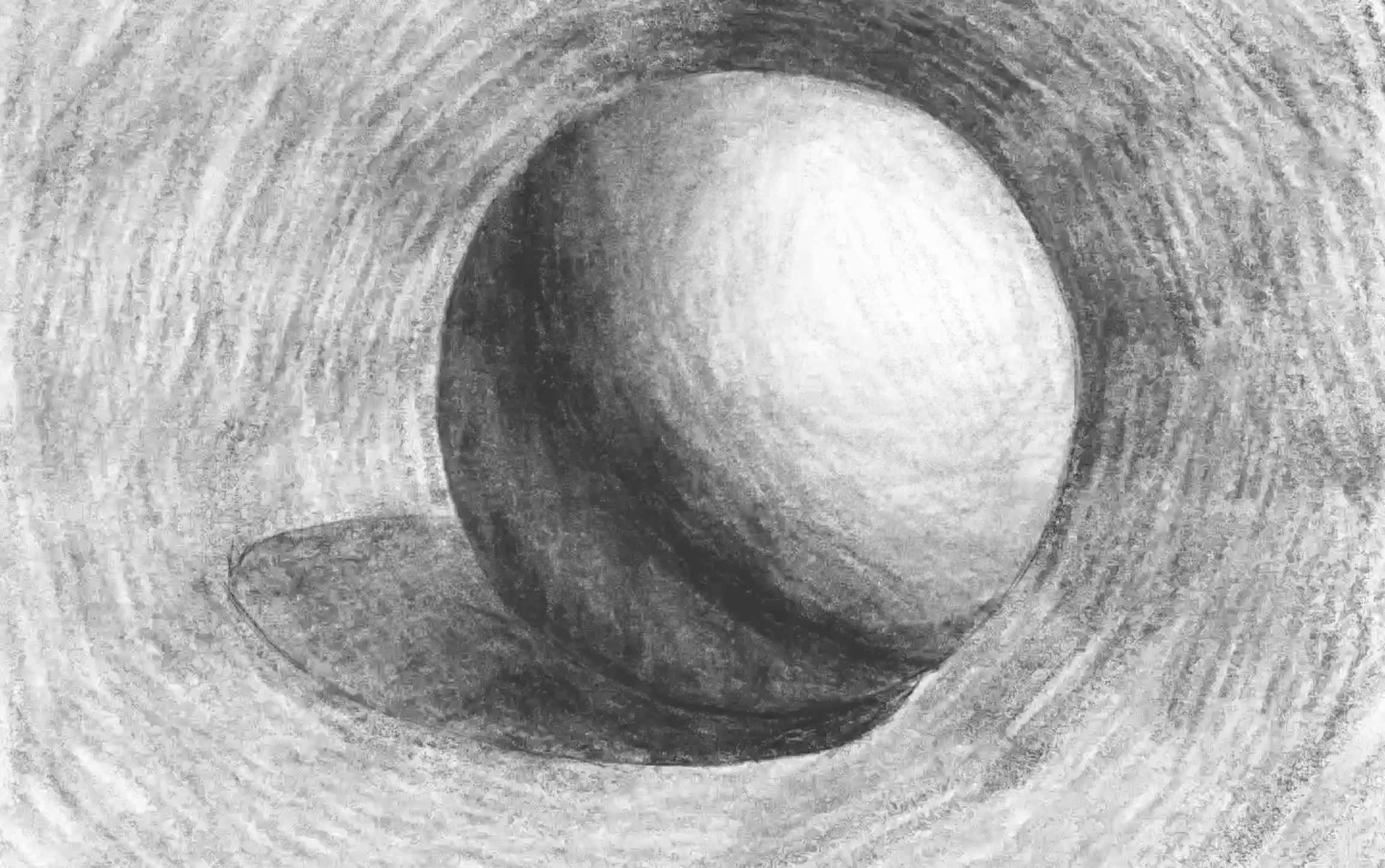 Procreate学习画画-第二幅-石膏立体几何素描-球体