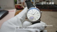 讲解测评 MKS万国波涛菲诺系列手表 怎么调时间日历 拆卸更换皮表带...