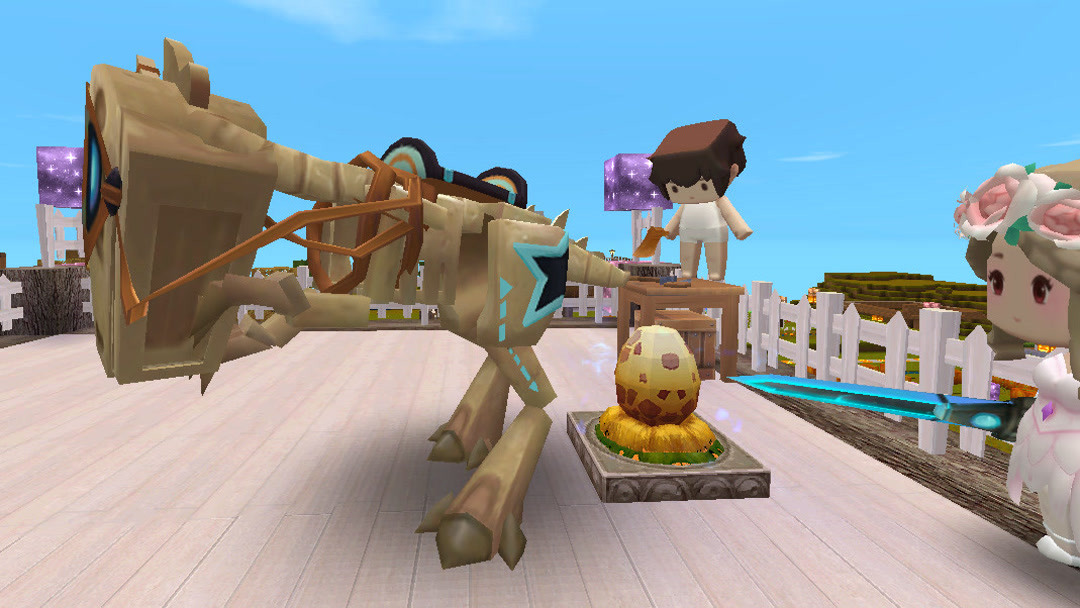 【涓涓】迷你世界化石龙下蛋了