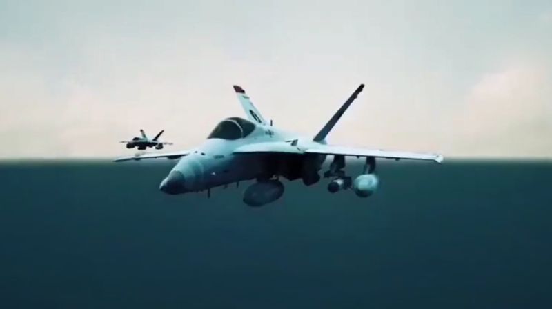 俄罗斯模拟战场:护卫舰全歼美军F18战机航母编队