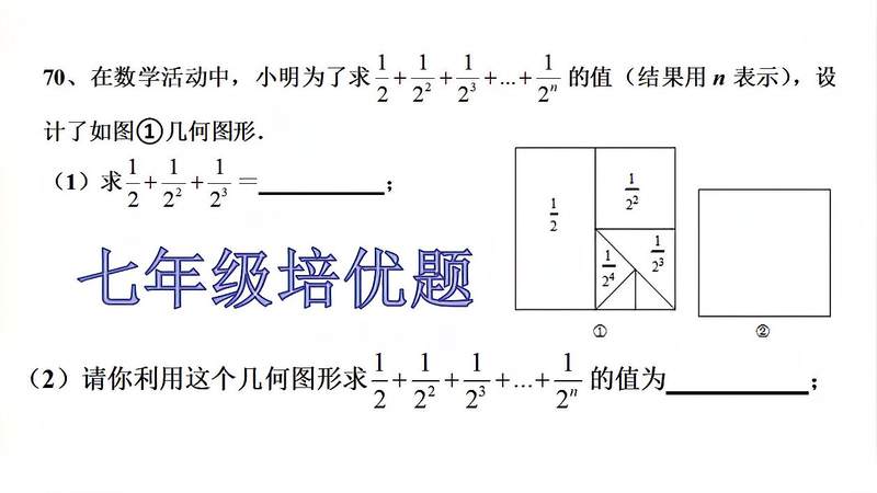 七年级数学上册培优题,数形结合解计算题,解题方法真简单!