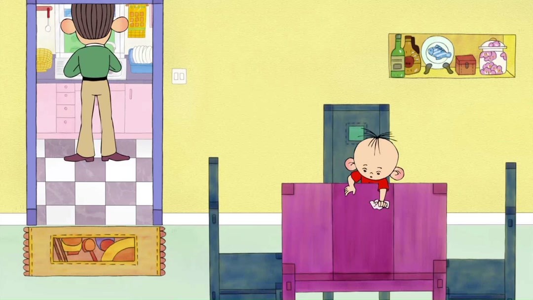 大耳朵图图之图图勤劳的擦桌子