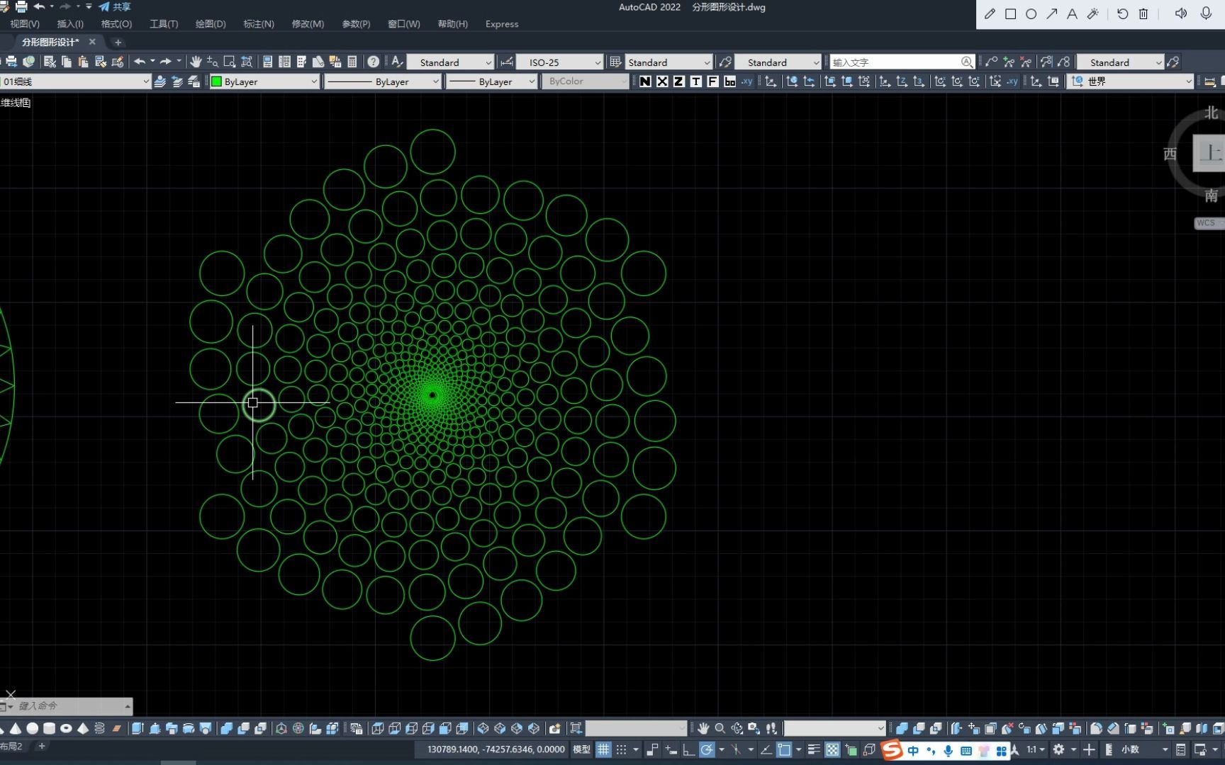 AutoCAD二次开发,分形图形设计