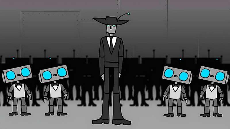 温馨幽默动画,会跳舞的机器人配上音乐也是一种艺术!