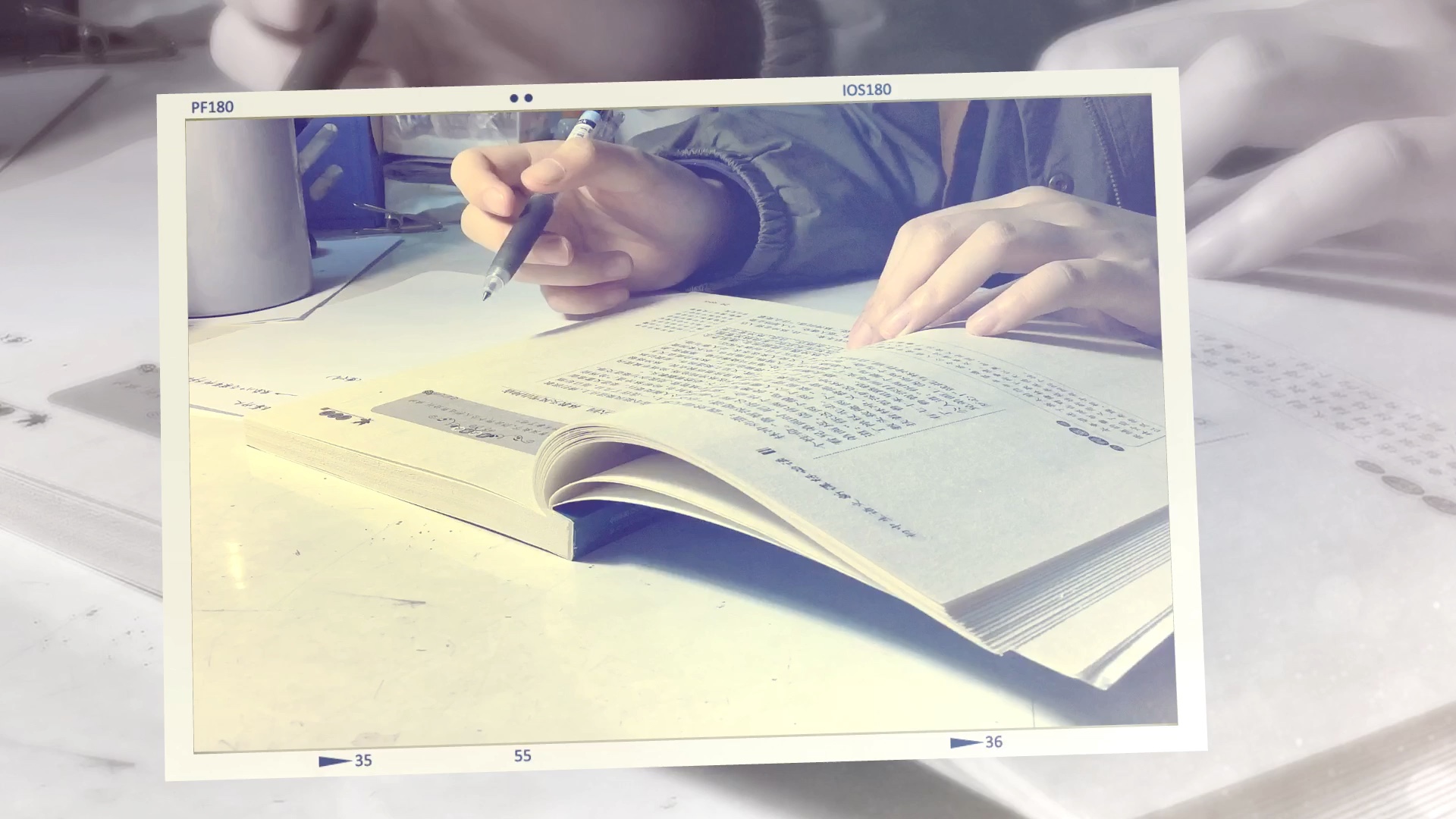 延时摄影 Study with me“一成不变的日子过多了,生活就没有了弹性”
