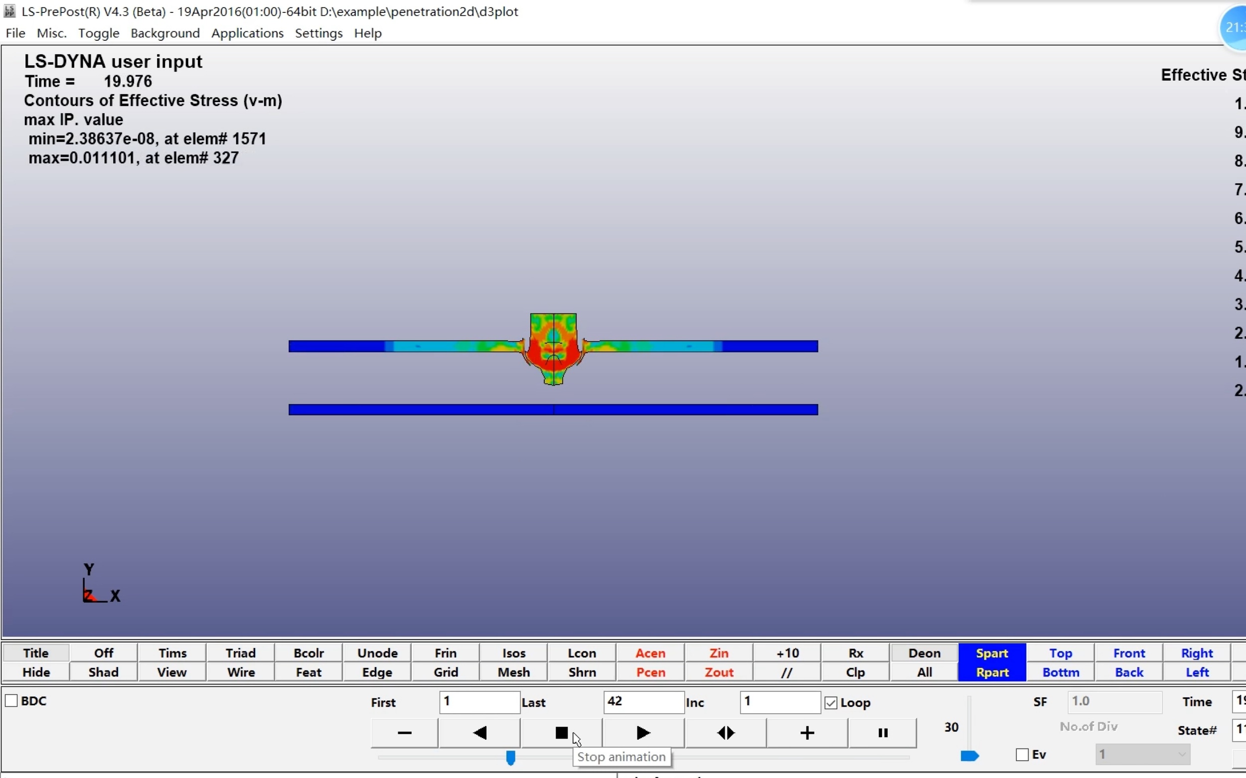 [ansys/lsdyna]弹体对两层间隔金属靶的侵彻(含k文件修改)