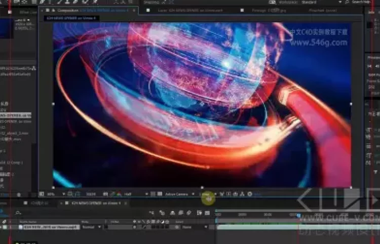 CUBE教程《新闻动画片头实例》- 1 - 案例概述及制作思路分析