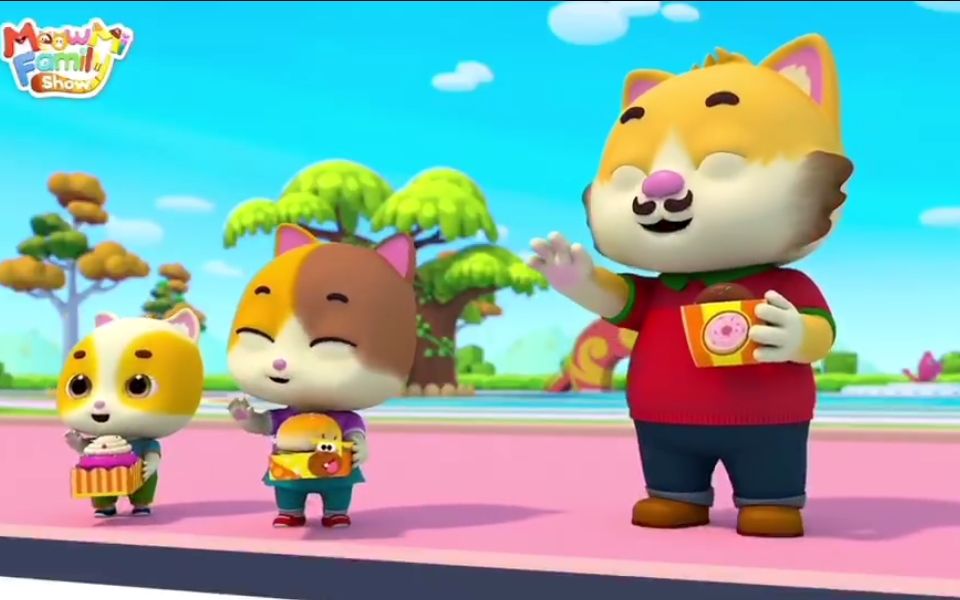 ...英语儿歌动画系列 Yummy Food Truck Song美味的食物颜色歌0603