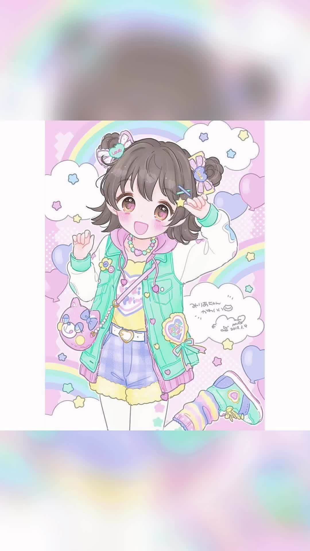 清新又治愈的动漫人物绘画作品