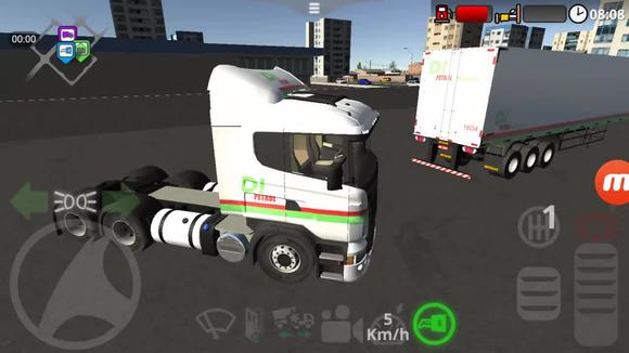 驾驶模拟:道路司机重型卡车模拟,巨大的拖车