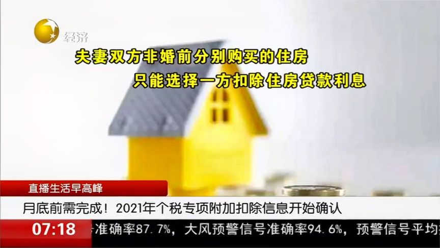 月底前需完成! 2021年个税专项附加扣除信息开始确认