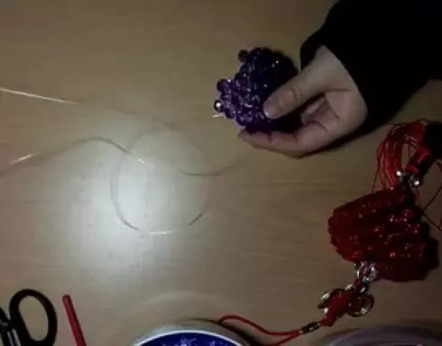 DIY手工作坊-心型车载挂件