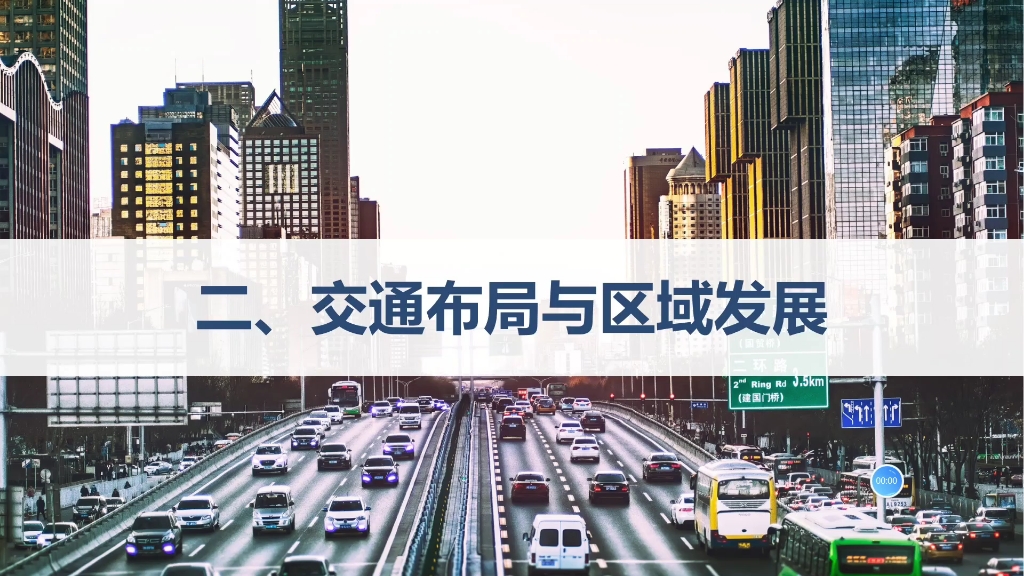 课堂实录 | 鲁教版 必修二 4.1交通布局与区域发展(第二课时)
