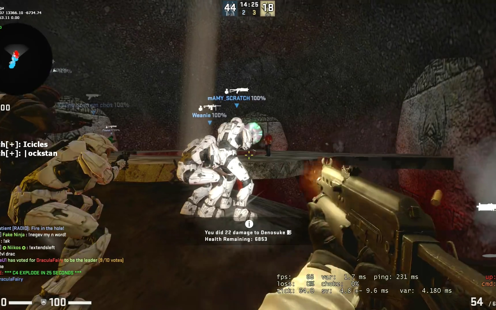 【CSGO外服逃跑】美杜莎神殿 stage2+3