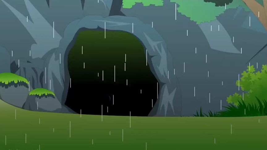 【沙雕动画】民间鬼故事:诡异的山洞#沙雕动画#民间故事