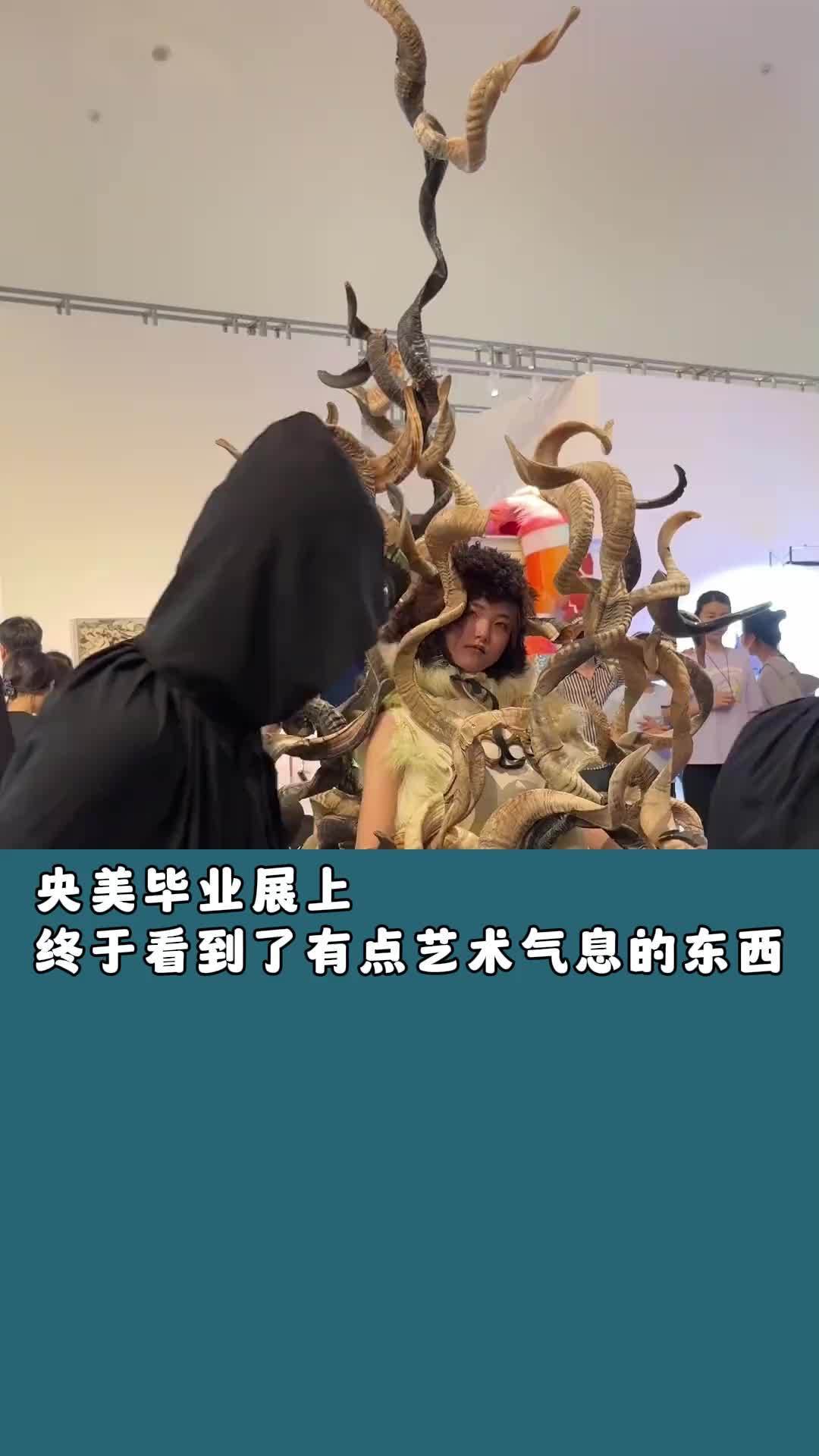 央美毕业展上终于看到了有点艺术气息的东西