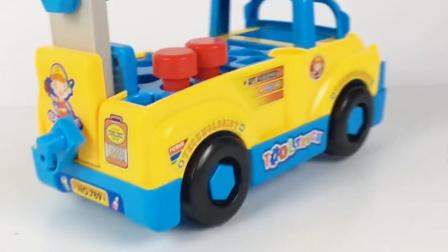 多功能汽车修理玩具模型