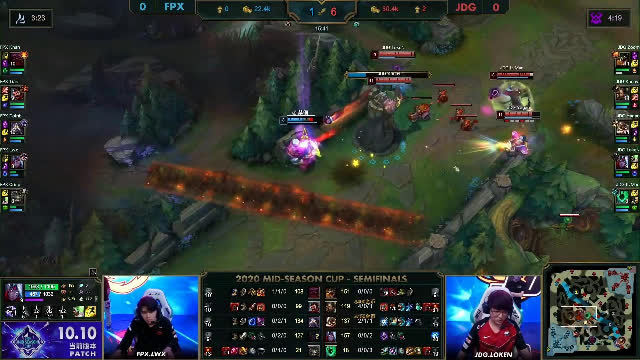 蓝少精彩时刻:MSC精彩半决赛FPXVSJDG第一场