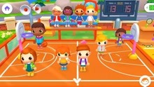 小镇模拟器:小伙伴们的篮球友谊赛!蓝队灌篮得分~哦也!