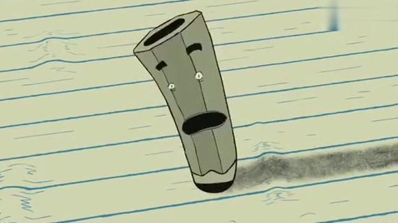 铅笔和橡皮擦真是一对好搭档,橡皮擦的制止,才没让铅笔走上弯路