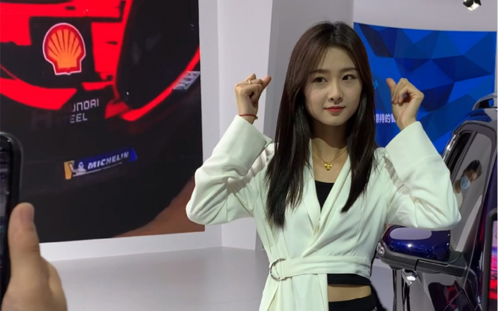 广州车展现代车模