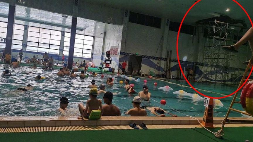 郑州游泳馆坍塌致3死9伤,市民:去年房顶曾"破洞"边维修边营业