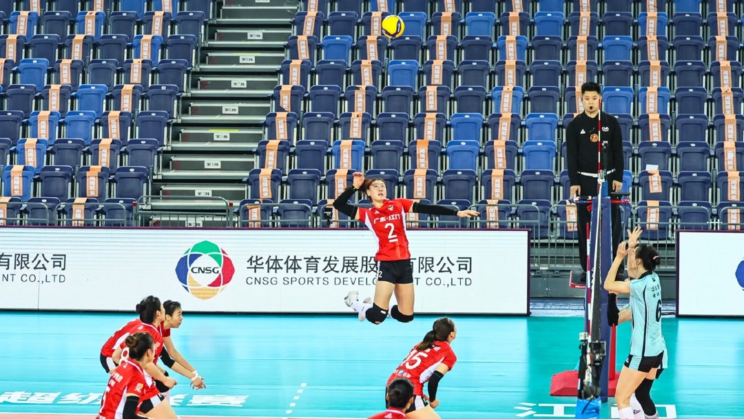 栗垚、陈佩妍、王逸凡进攻亮点,联赛广东女排对阵河南女排