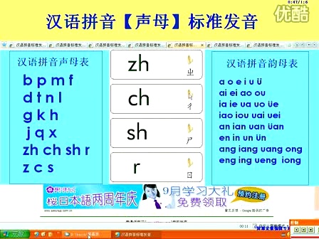 汉语拼音标准发音