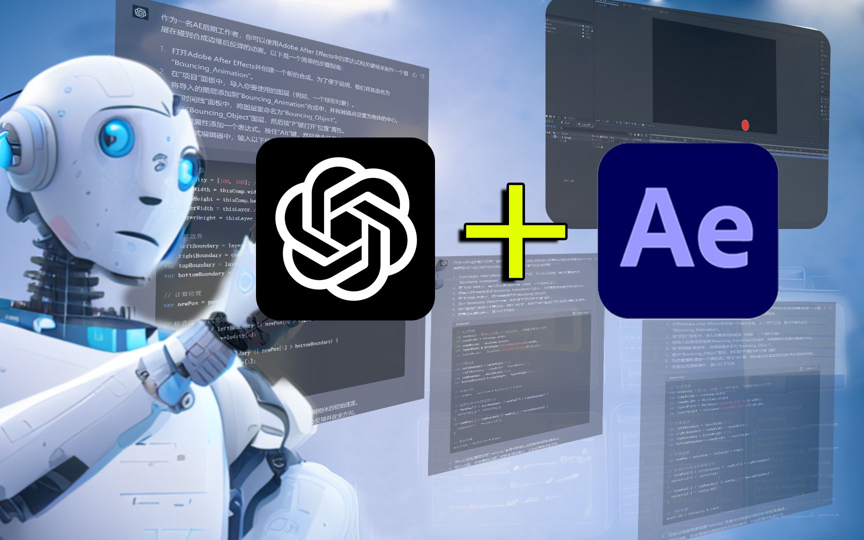 ChatGPT神助攻:轻松掌握AE脚本与表达式编写,提高创作效率与质量!