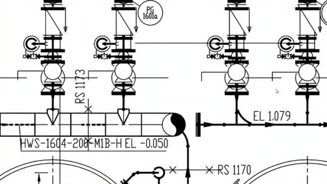化工管道,单线图平面图结合讲解