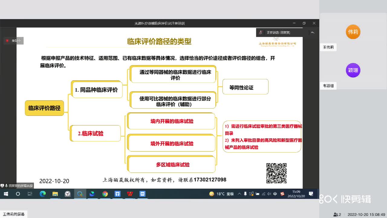 无源医疗器械临床试验方案设计要点+田欢欢#临床评价#临床试验